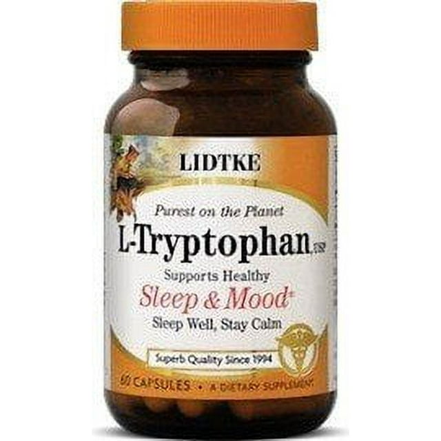 Lidtke Technologies L-Tryptophan Capsules, 120 Count - Walmart.com