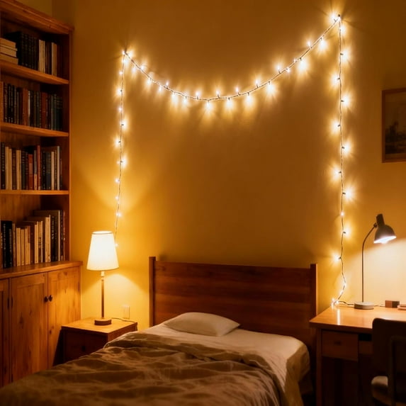 LIDUI-100 LED Warm White Christmas Lights, UL Certified and Commercial ...