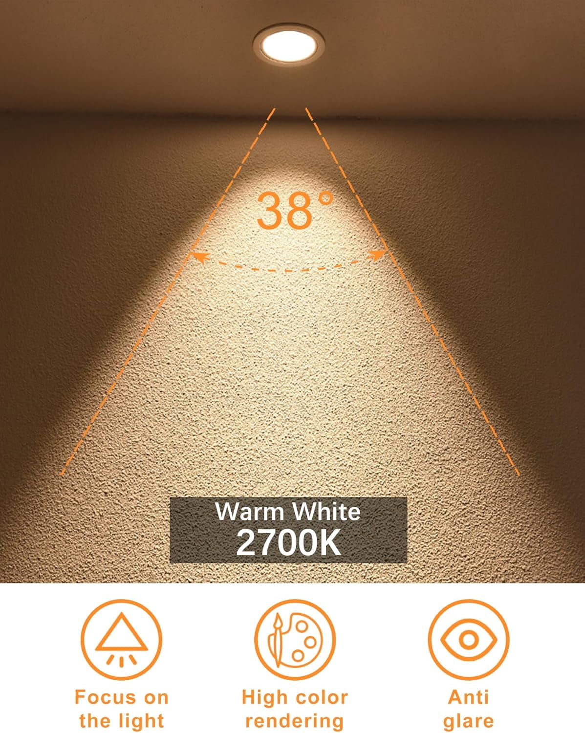 LIDUI-12 Pack MR16 LED Light Bulbs, 50 Watt Equivalent Landscape Light ...