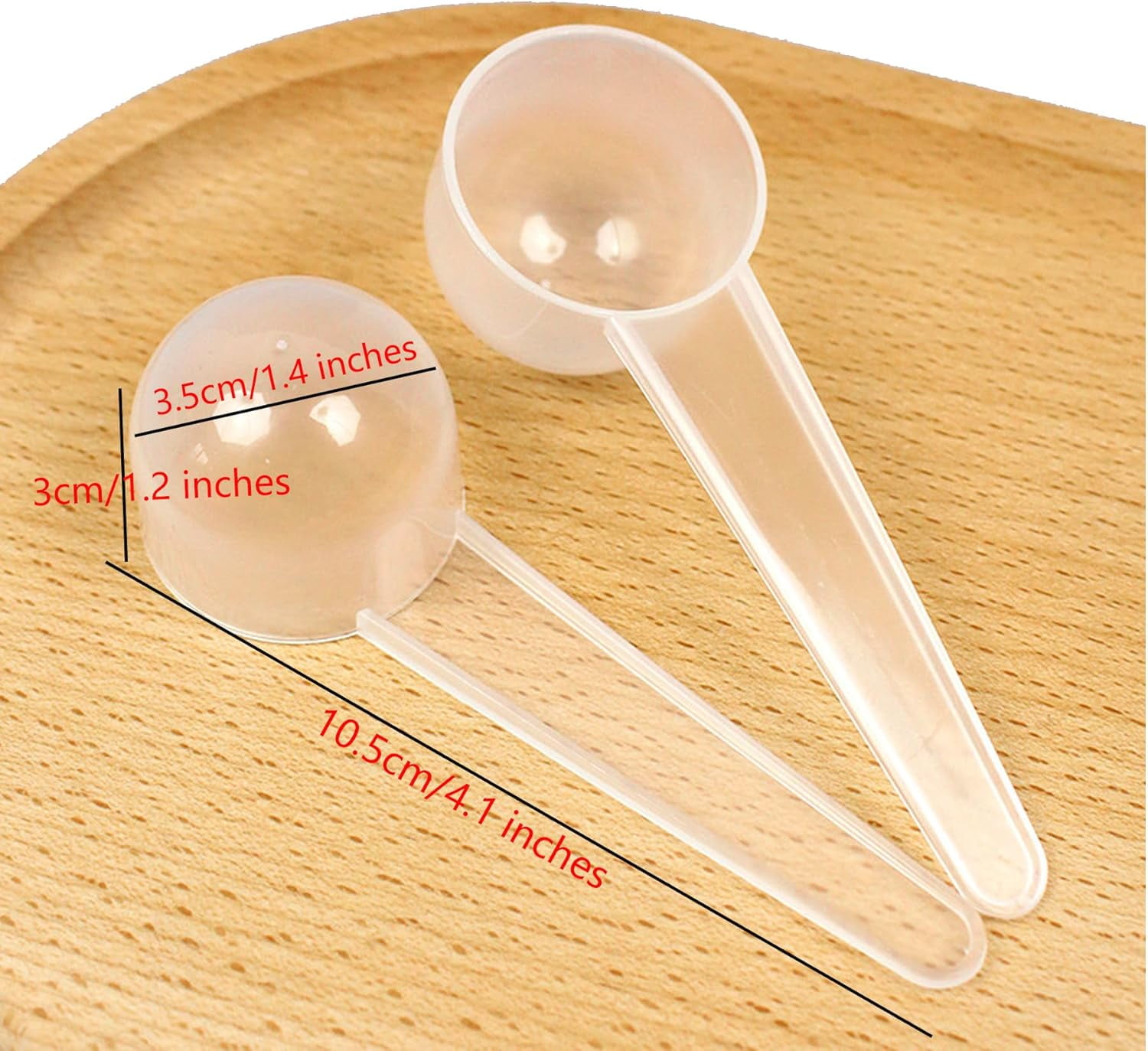 LIDUI-12 Pack Plastic Measuring Scoops, Teaspoon (1 tablespoon/20 mL ...
