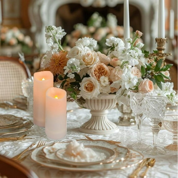 LIDUI-12pcs Flameless LED Candles Battery Operated with 10-Key Remote ...