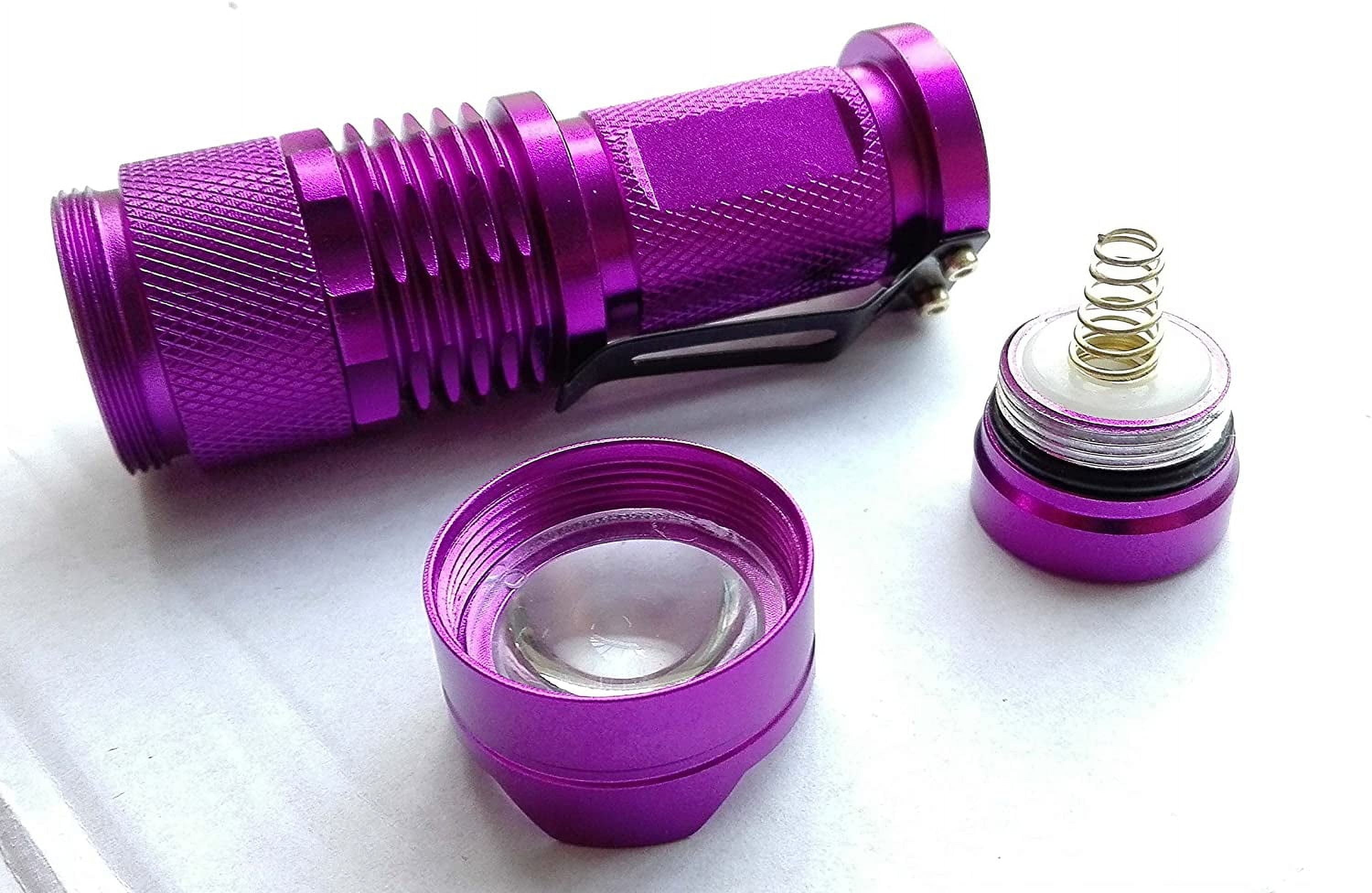 LIDUI-395 nm Ultra Violet UV Flashlight Blacklight, High Power LED 3 ...