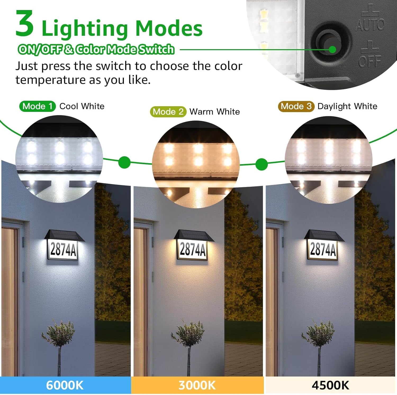 LIDUI-4-Pack A19 LED Light Bulbs 1100LM 100W Equivalent Daylight White ...