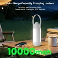 LIDUI-4-in-1 Multifunctional Camping Lantern, 10000mAh Rechargeable ...