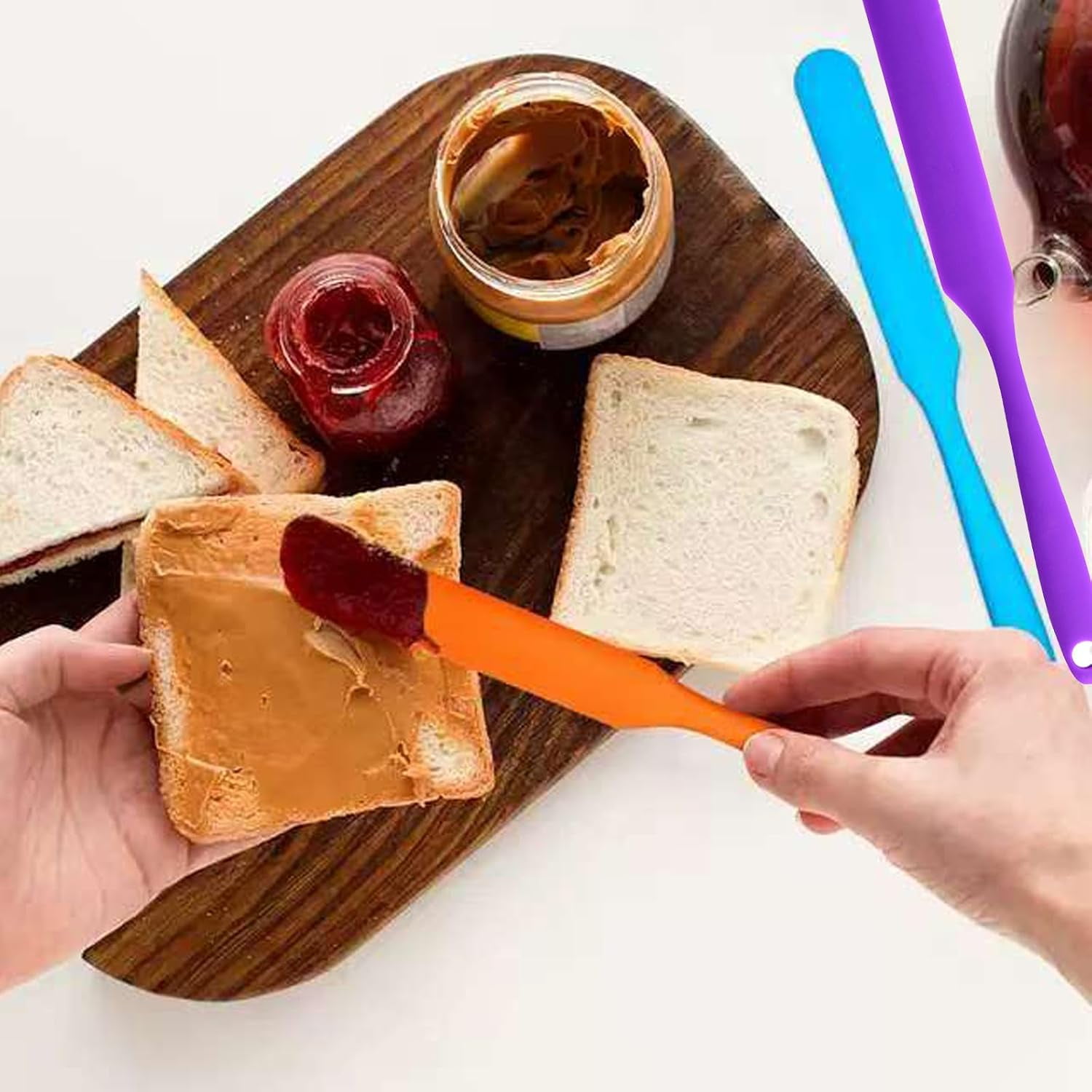 LIDUI-8 Pack Small Silicone Spatulas Bulk,Heat Resistant Kitchen Tools ...