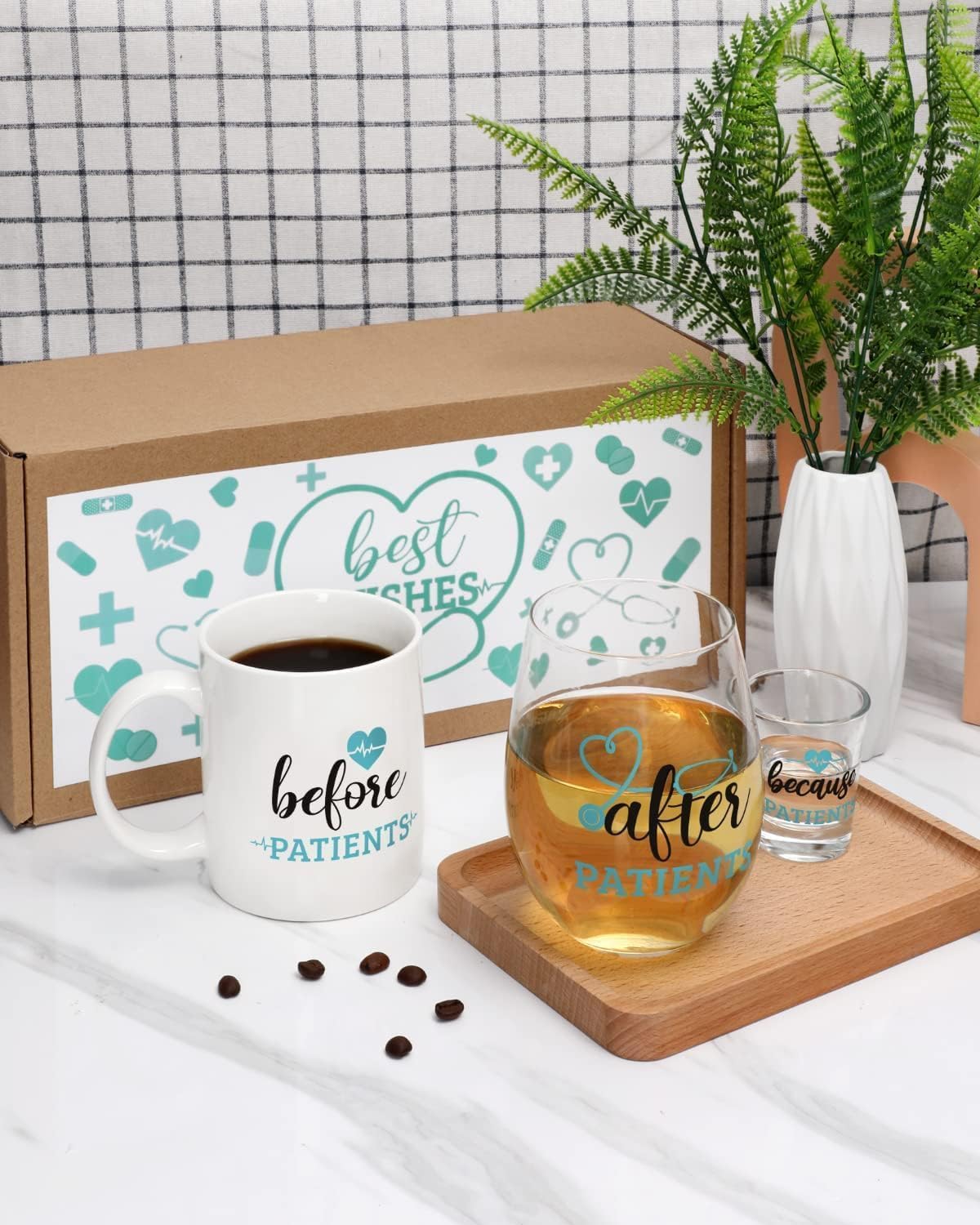 LIDUI-Before Patients After Patients Set 11 oz Coffee Mug 18 oz ...