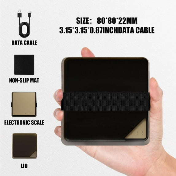 LIDUI-Coffee Scale PRO - 0.1g Precision Digital Rechargeable Espresso ...