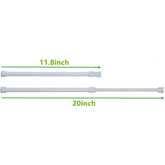 LIDUI-Cupboard Bars Tension Rods, 4 Pack Spring Tensions Rods 11.8-20 ...