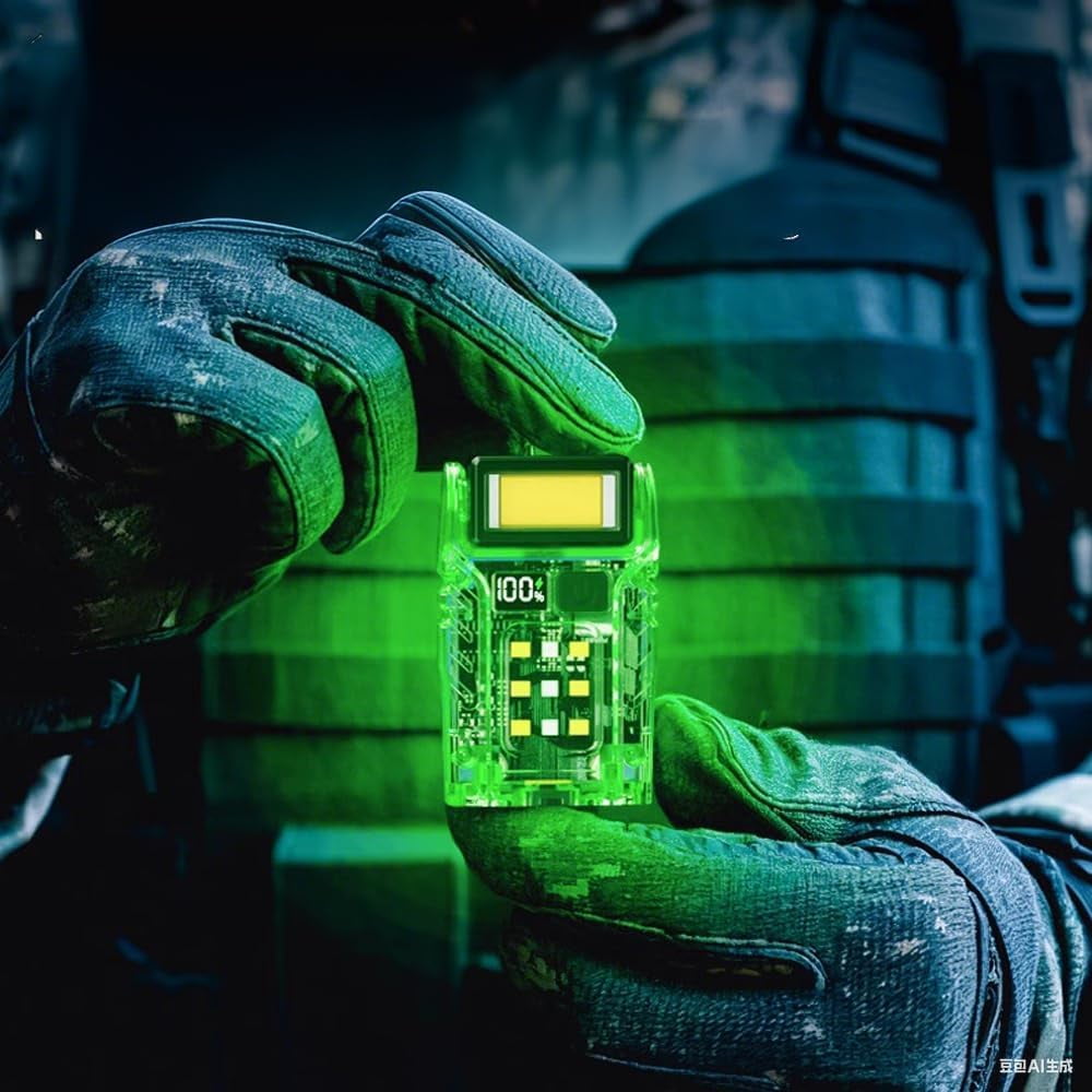 LIDUI-EDC Flashlight Rechargeable, High Lumens Powerful Sources LED ...