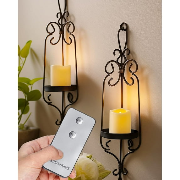 LIDUI-Flameless Votive Candles with Remote, 12Pack Flickering Battery ...