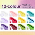 LIDUI-Gradient Painting Gel, 12 Bright Colors Ombre Gel Nail Polish for ...