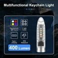 LIDUI-HYVCZP V1 Mini Powerful EDC Flashlight, Super Bright 400LM ...