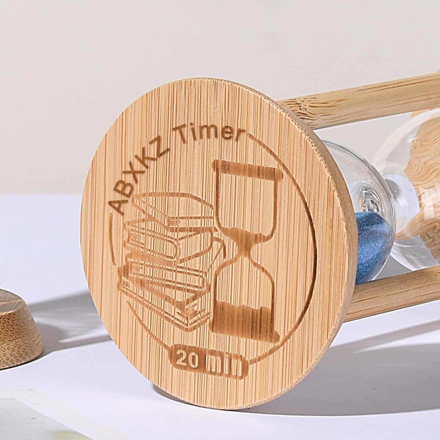 LIDUI-Hourglass 20 Minute,Wood Sand Timer,20 Min Sandglass Timer,Sand ...