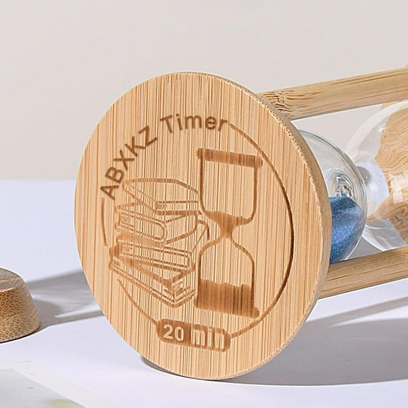 LIDUI-Hourglass 20 Minute,Wood Sand Timer,20 Min Sandglass Timer,Sand ...
