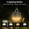 LIDUI-LED Camping Lantern Rechargeable, 1000LM Portable Tent Light with ...
