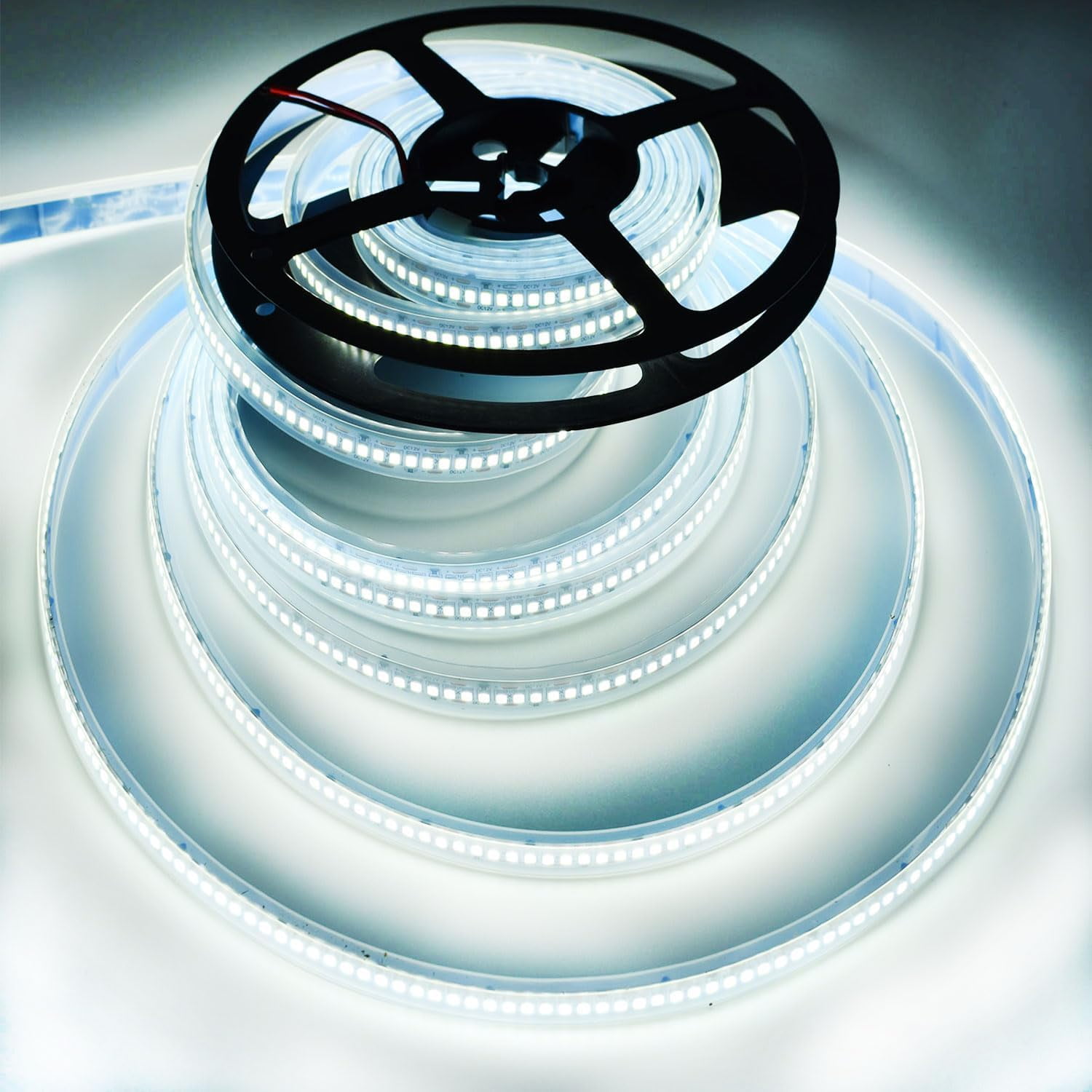 LIDUI-LED Strip Lights, DC12V 5m/16.4ft Dimmable 2835 LED Lights Strip ...