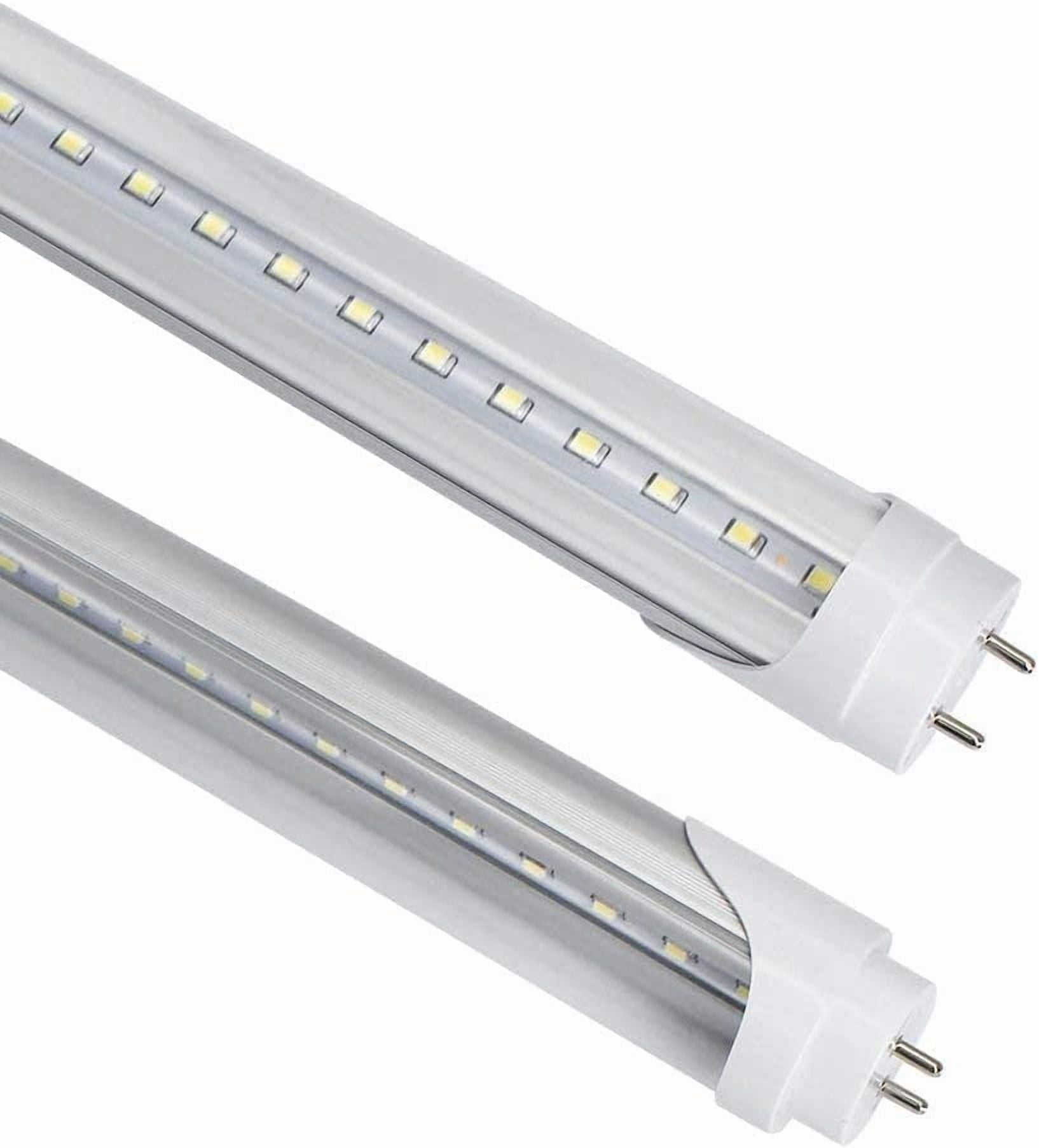 LIDUI-LED T8 Light Tube 4FT, Daylight White 5000K, Dual-End Powered ...