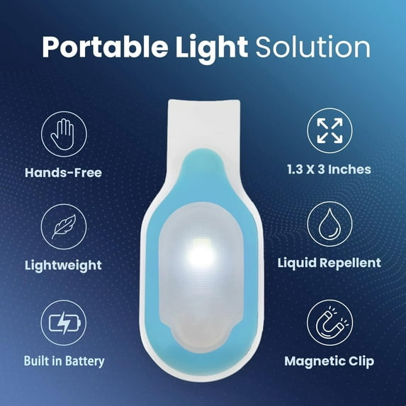 LIDUI-Light for Nurses Flashlight Clip on Flashlight for Night Safety ...