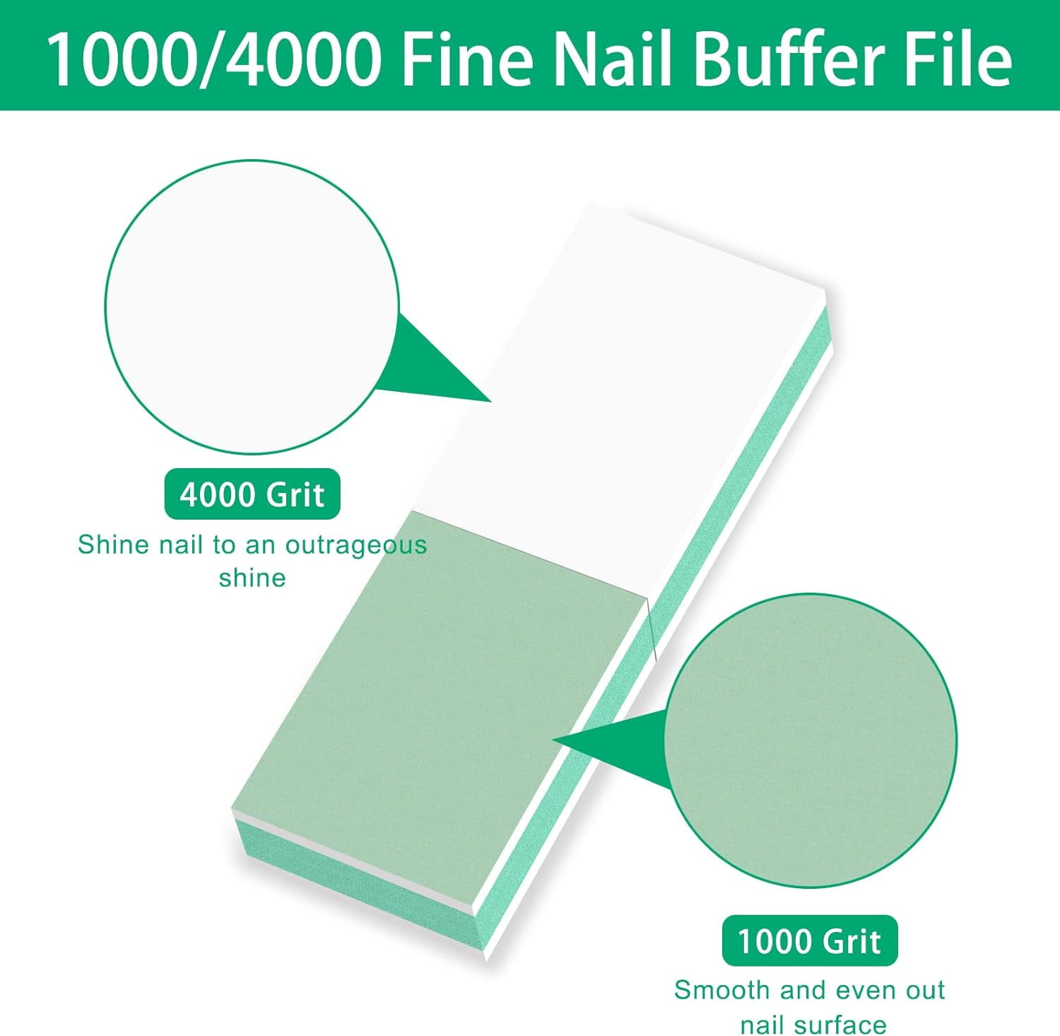 LIDUI-Nail Buffer Block and Shine Kit, 50 Count Mini Nail Buffer for ...