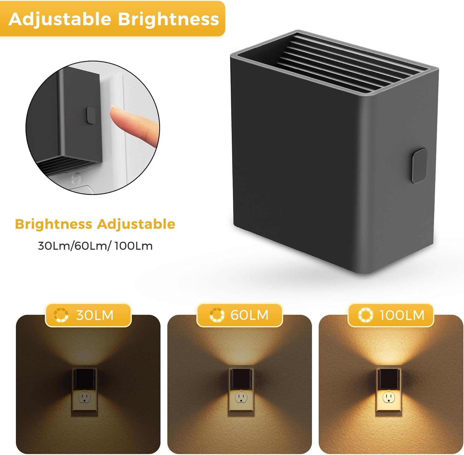 LIDUI-Night Light,[2-Pack] Night Lights Plug into Wall with Dusk to ...