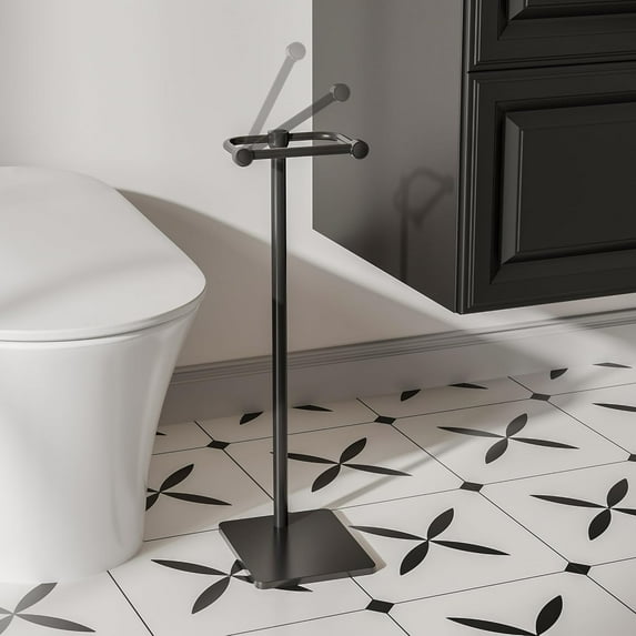 LIDUI-RUACQ Toilet Paper Holder Stand, Bathroom Toilet Paper Roll ...
