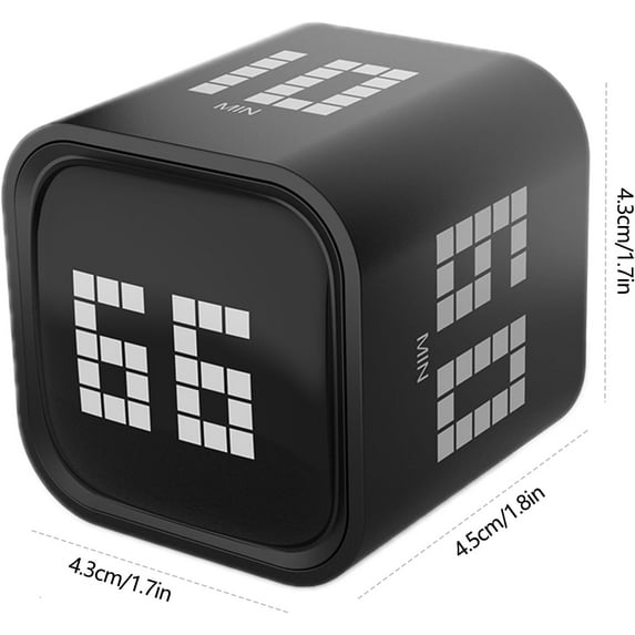 LIDUI-Rotating Focus Timer, 5/25/10/50-Minute Pomodoro Timer, Desk Flip ...