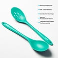 LIDUI-Silicone Spoons for Cooking - Extra Large Kitchen Spoons for ...
