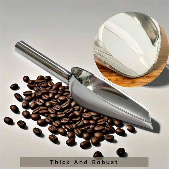 LIDUI-Small Ice Scoop for Freezer,Stainless Steel Ice Scooper For Ice ...