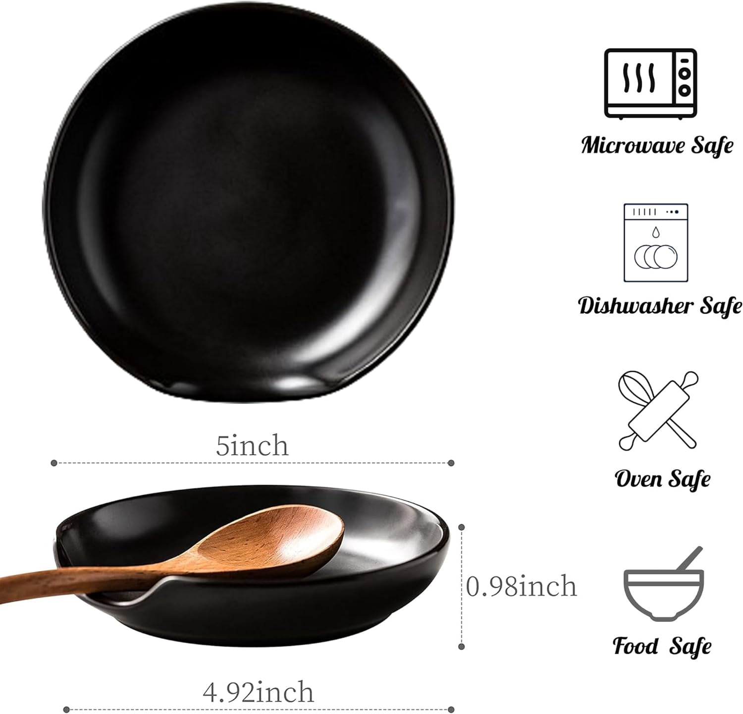 LIDUI-Spoon Rest for Stove Top, Cooking Spoon Rest & Spoon Holder for ...