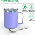 LIDUI-Stainless Steel Insulated Coffee Mug 12 oz Triple-Insulated ...