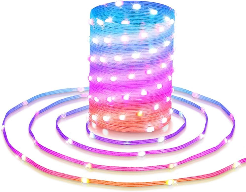 LIDUI-String Lights, 50ft 150 LED Lights Color Changing String ...