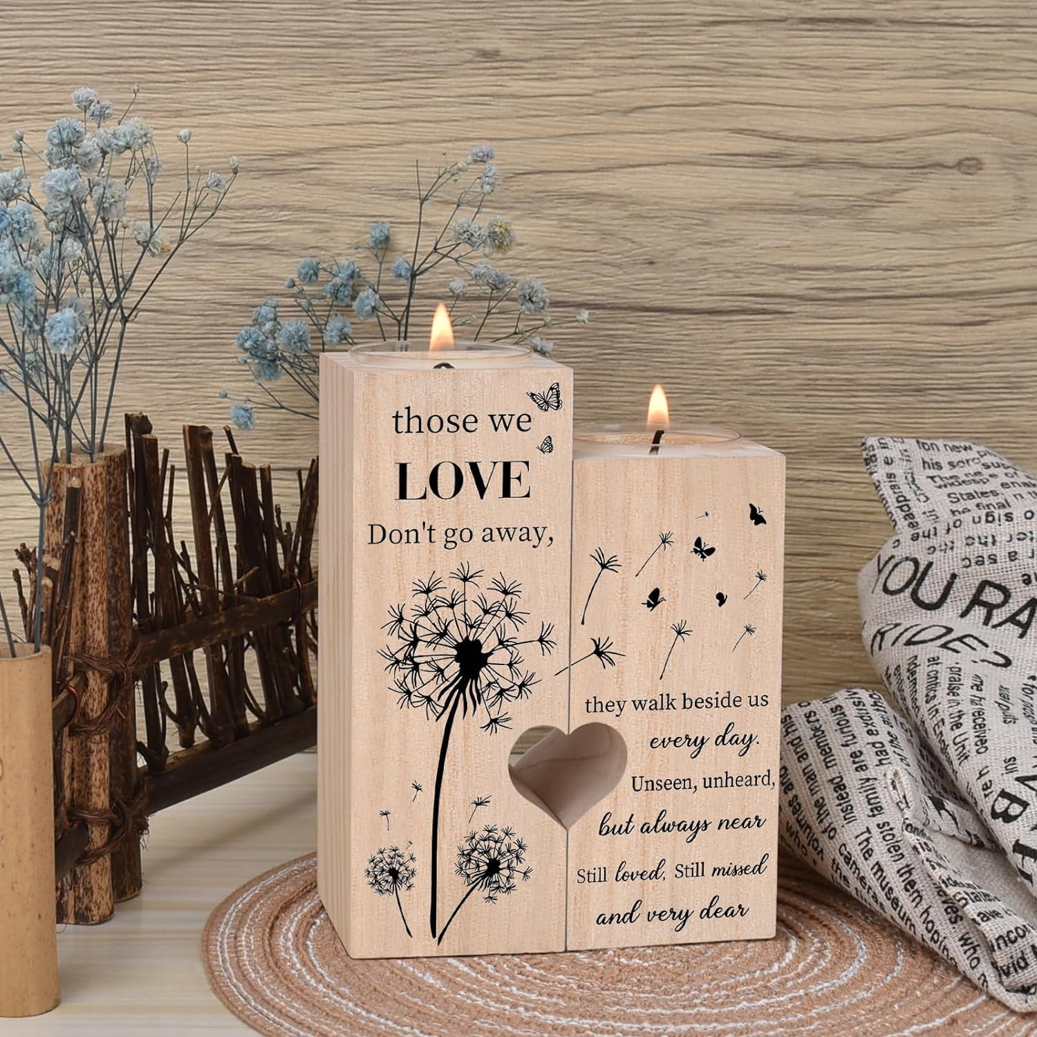 LIDUI-Sympathy Gifts for Loss of Loved One, Bereavement Candle Holders ...