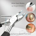 LIDUI-Toenail Clipper for Thick Nails Seniors Ingrown Toe Nail Pedicure ...