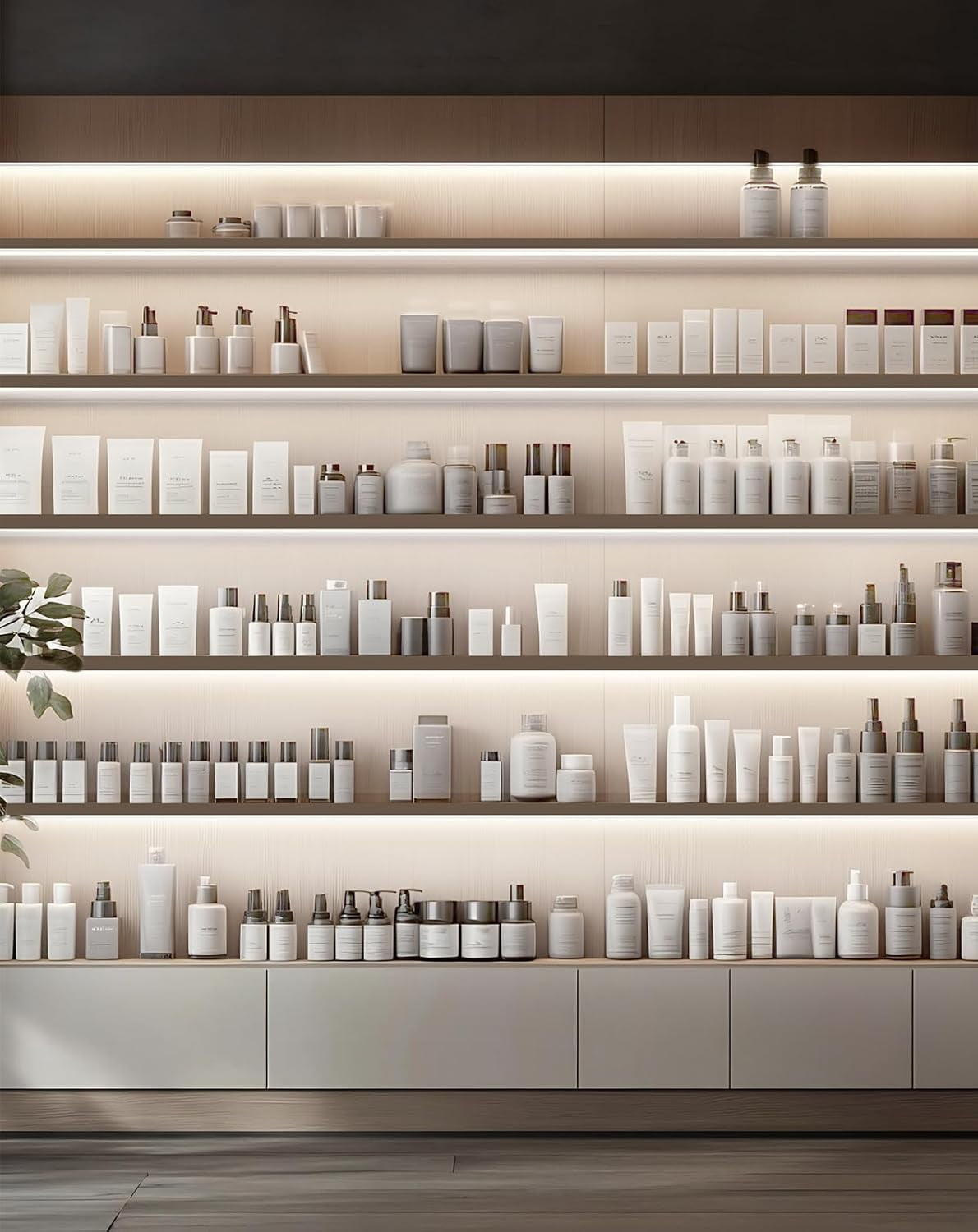 LIDUI-Under Cabinet Lighting Strip, Free Cuttable LED Silicone Neon ...