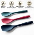LIDUI-Upgrade Silicone Spatula Spoon Set,VOVOLY Heat Resistant Rubber ...