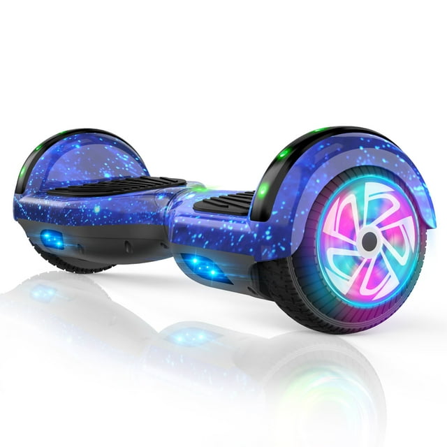 LIEAGLE 6.5" Hoverboard, Bluetooth Hoverboard with LED Lights, All ...