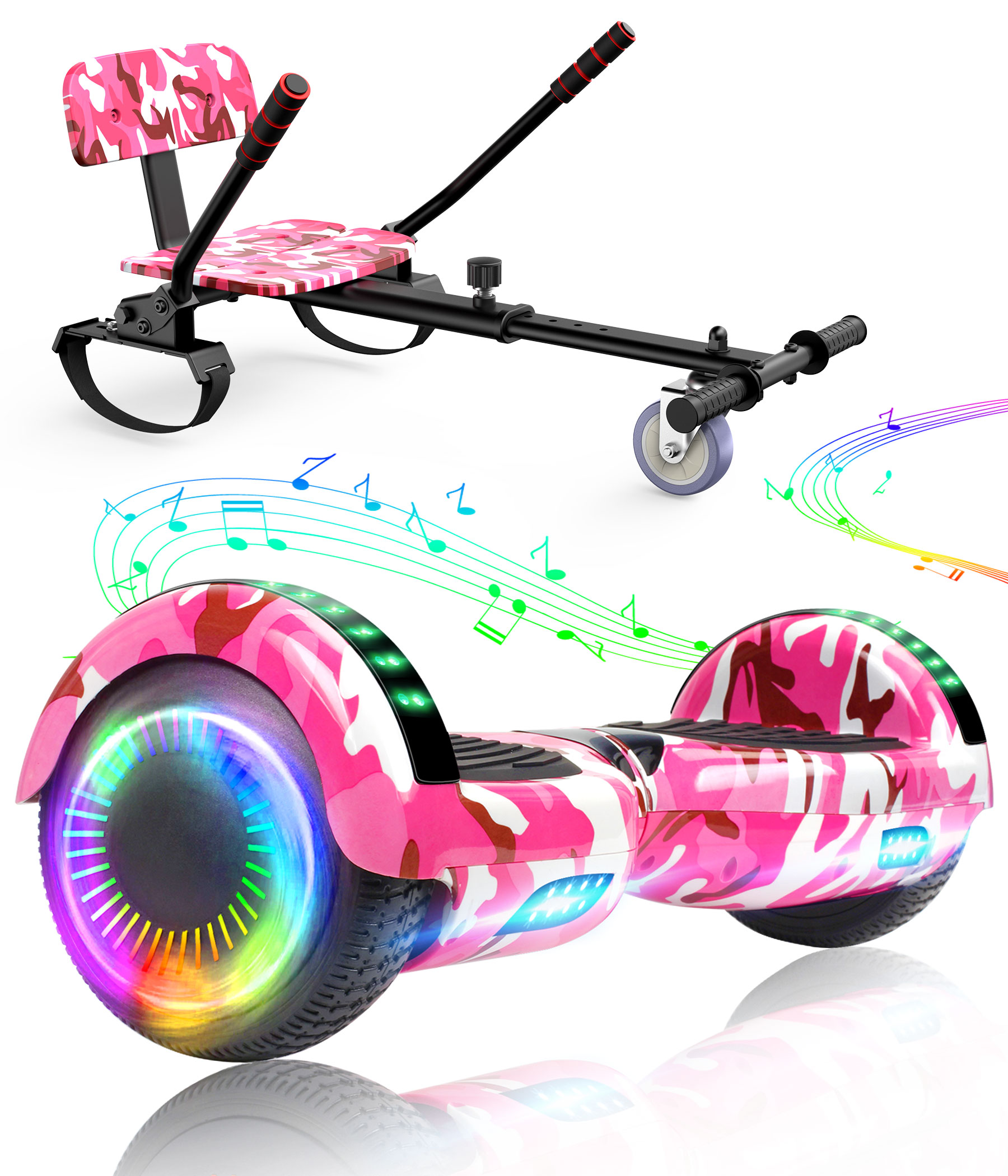 Hover-1 Superstar UL Certified Electric Hoverboard w/ 6.5 Wheels, LED ...