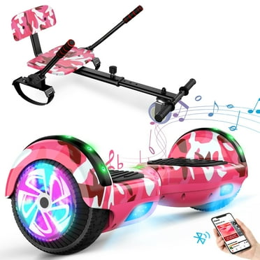 Hover-1 Chrome 7 Mph Hoverboard with LED Lights and Bluetooth Speaker ...