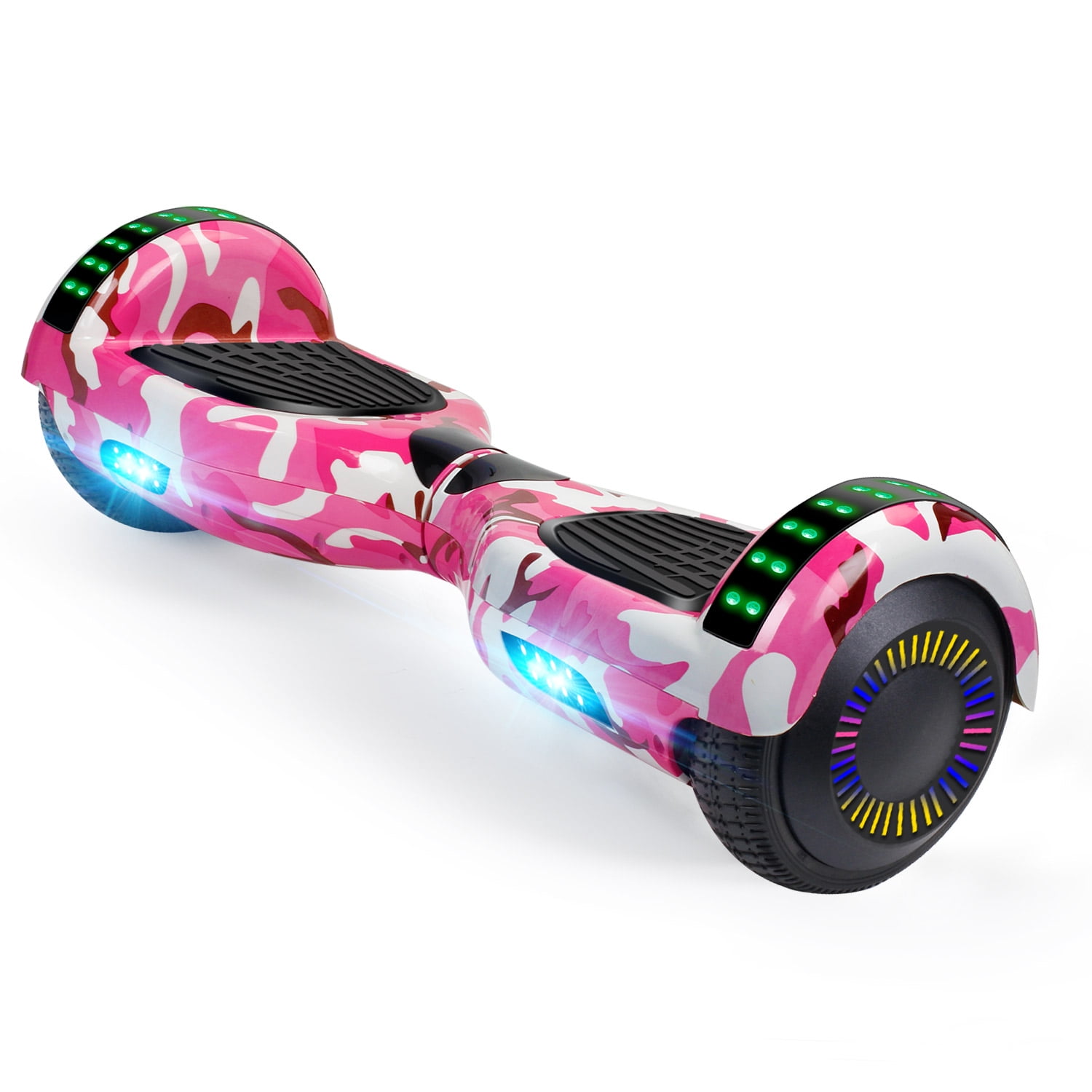 SISIGAD Hoverboard with Bluetooth 6.5 In. Two-Wheel Self Balancing ...