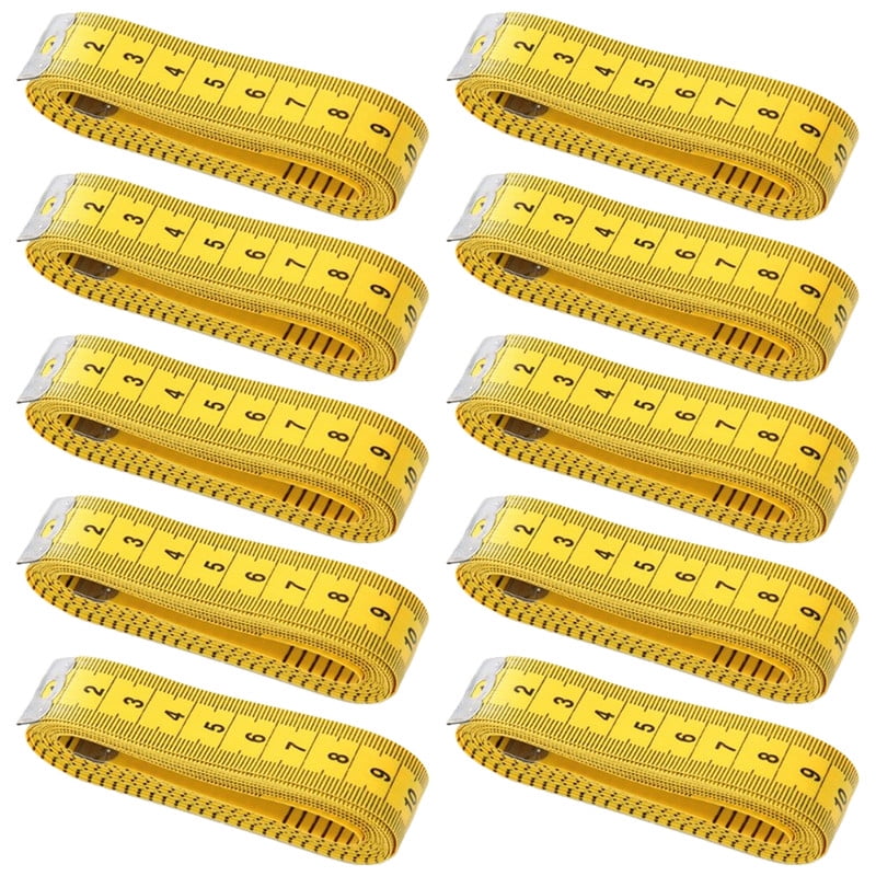 LIEISFEPER 10 Pcs 120''/300cm Soft Tape Measure Double Scale for Sewing ...