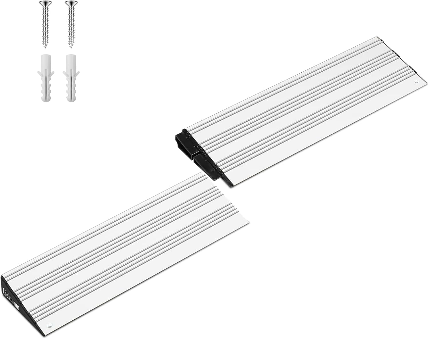 LIEKUMM 1 Inch Rise Aluminum Ramp, 2200lbs Capacity Door Threshold Ramp ...