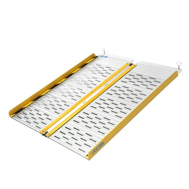 Non-Skid Threshold Ramp Portable Aluminum Folding Wheelchair Scooter ...