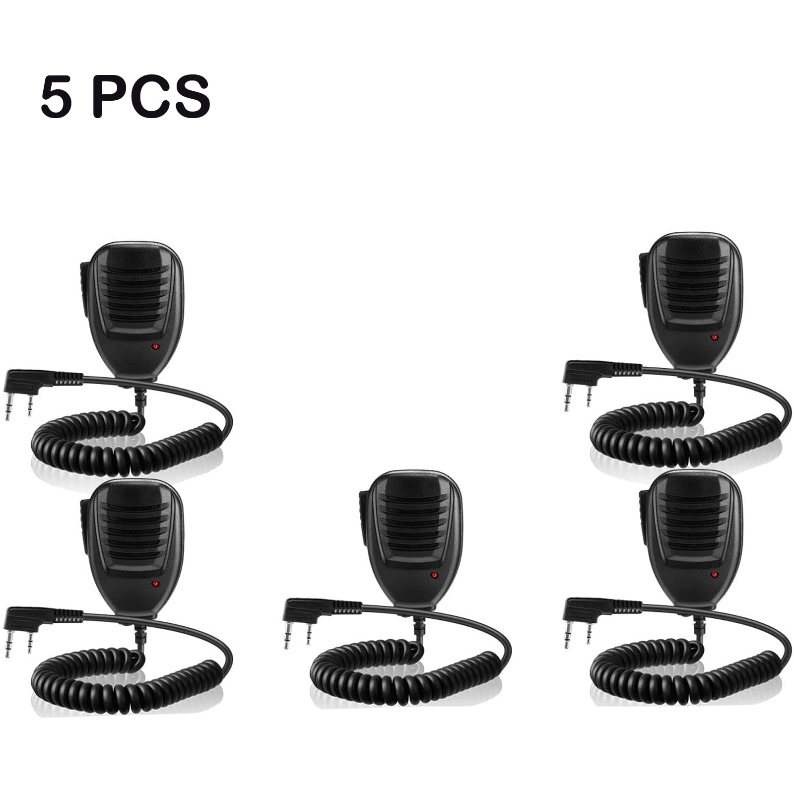 LIENIAO 5PCS Two Way Radio Speaking Microphone for Walkie Talkie ...