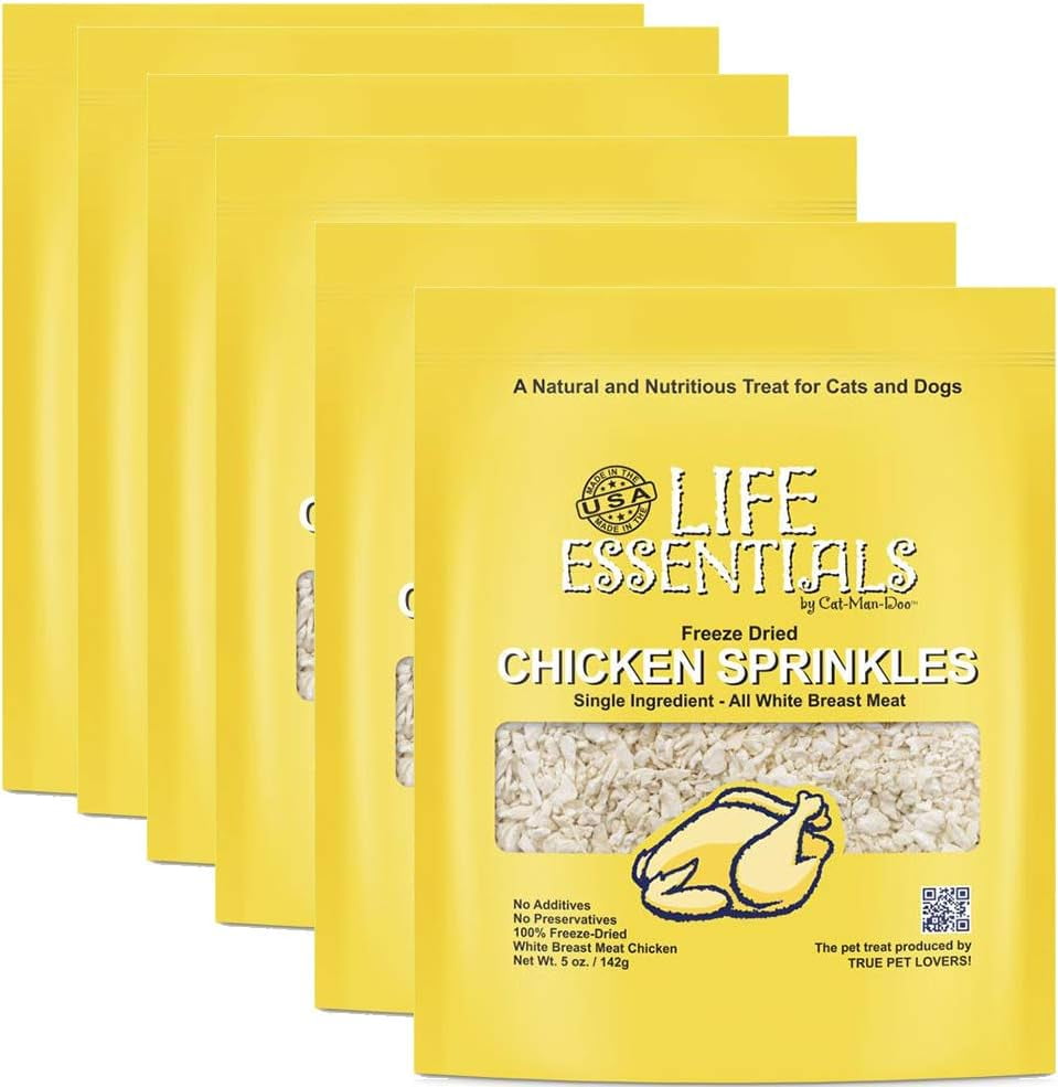 LIFE ESSENTIALS BY CAT-MAN-DOO All Natural Freeze Dried Chicken Crushed ...