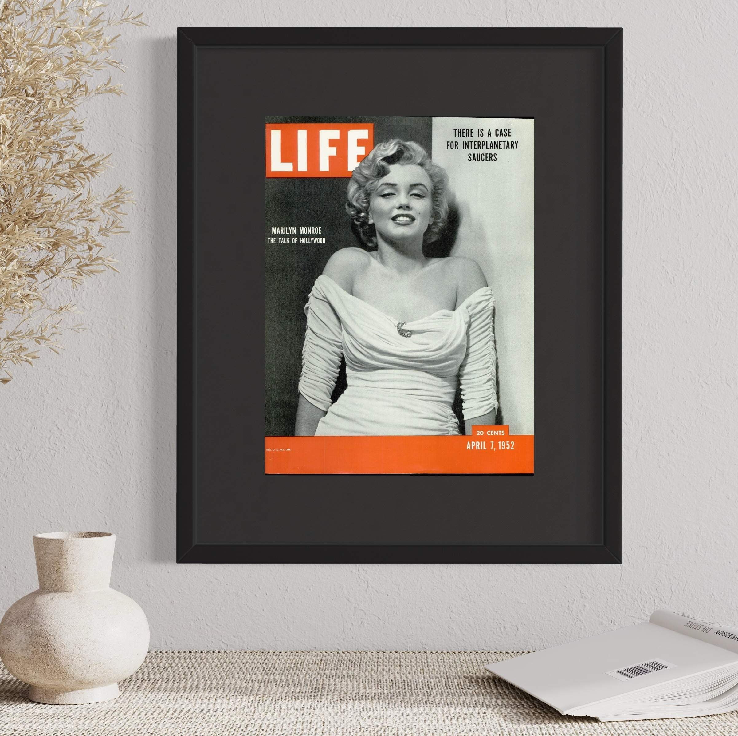 LIFE Magazine Picture Frame - Complete with Acrylic, Backing, and Black ...