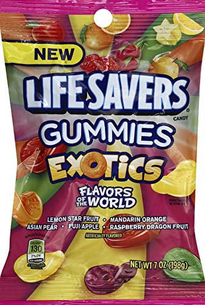 LIFE SAVERS Chewy Exotics Gummy Candy, 7 oz Bag - Walmart.com
