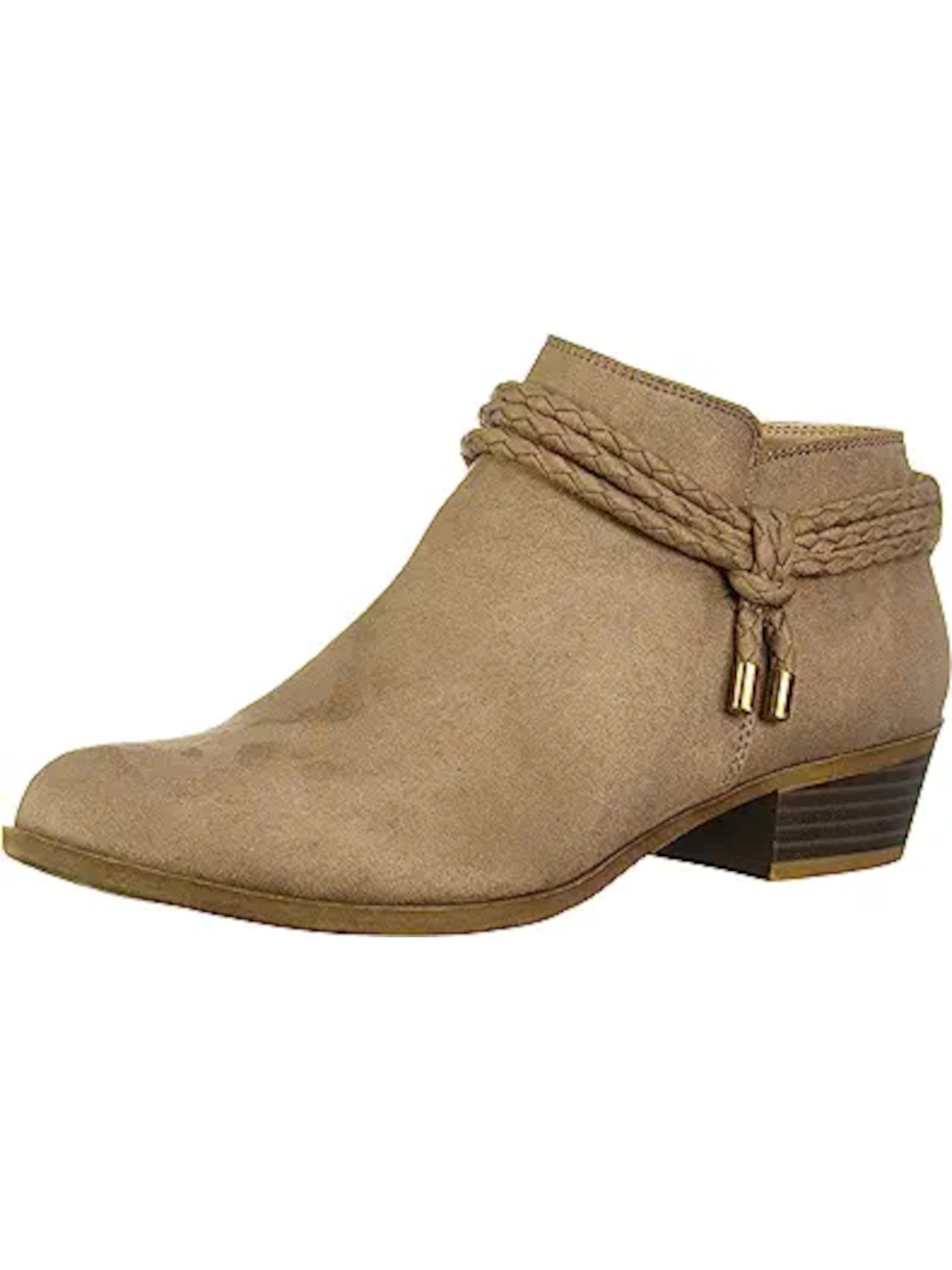 LIFE STRIDE Womens Beige Wrap Around Braided Strap Comfort Slip ...