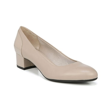 LifeStride Womens Caramel Faux Leather Slip On Pumps - Walmart.com
