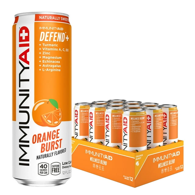 LIFEAID IMMUNITYAID Support Blend, Echinacea, Zinc, Astragalus and Vitamin C, IMMUNITYAID, 12 Fl ...