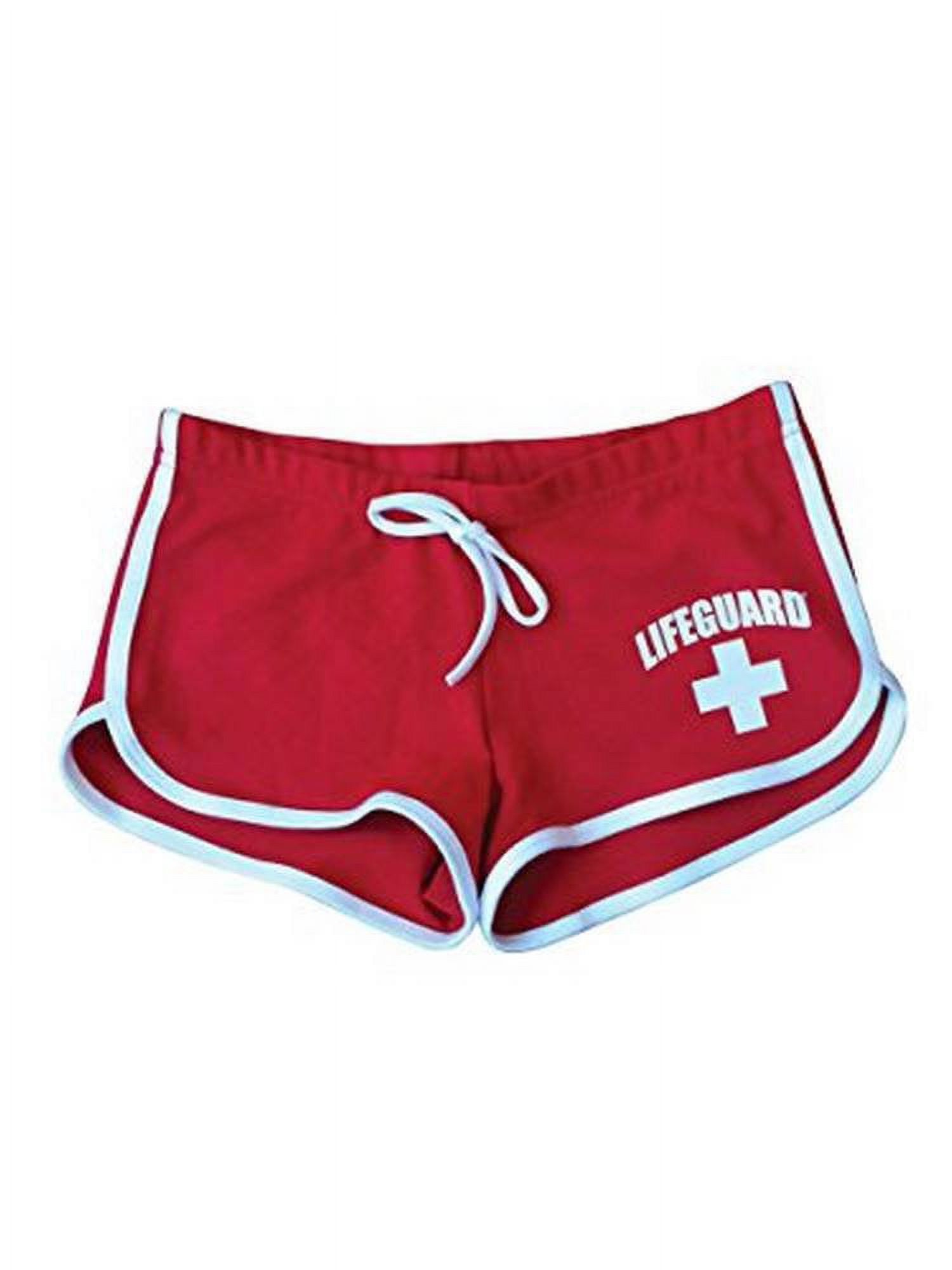 LIFEGUARD Official Girls Hi-Cut Short Red Large - Walmart.com
